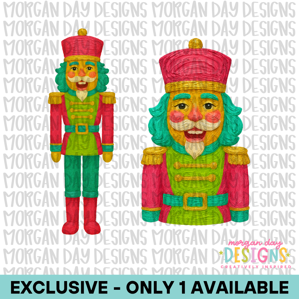 Exclusive Impasto-Style Nutcrackers – One Available – Morgan Day Designs